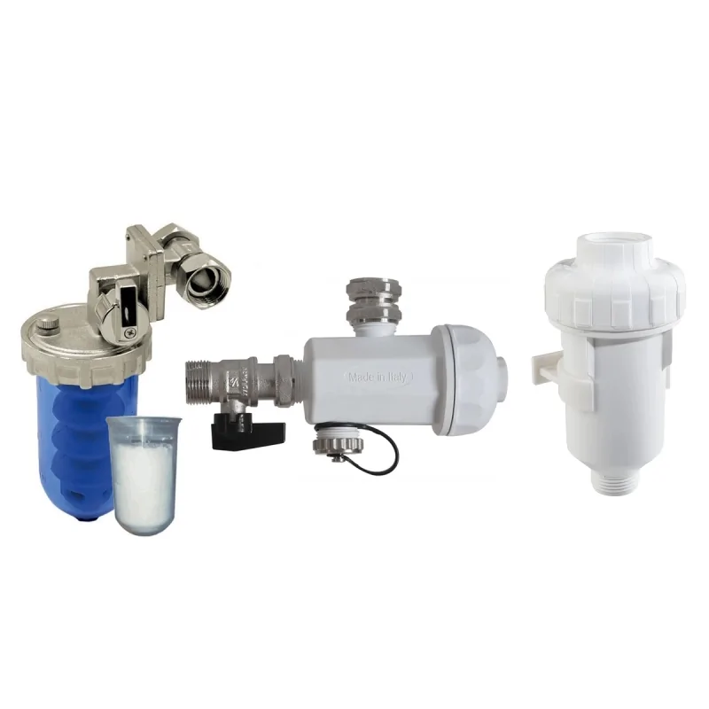 Kit salva caldaia (defangatore magnetico + dosatore di polifosfato + filtro anti-condensa ...